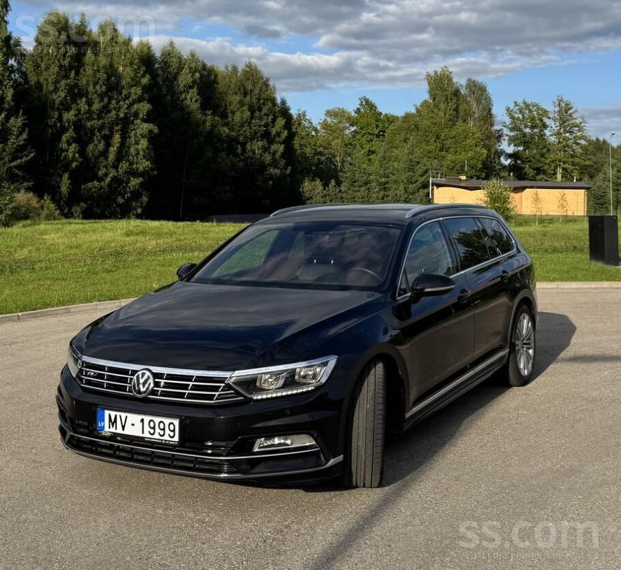 Black Volkswagen Passat B8 2018 in Cesis, with an engine capacity of 1.60 L and mileage of 221 thousand km for 12850 €, photo 3 on AUTOMOTO.COM.LV