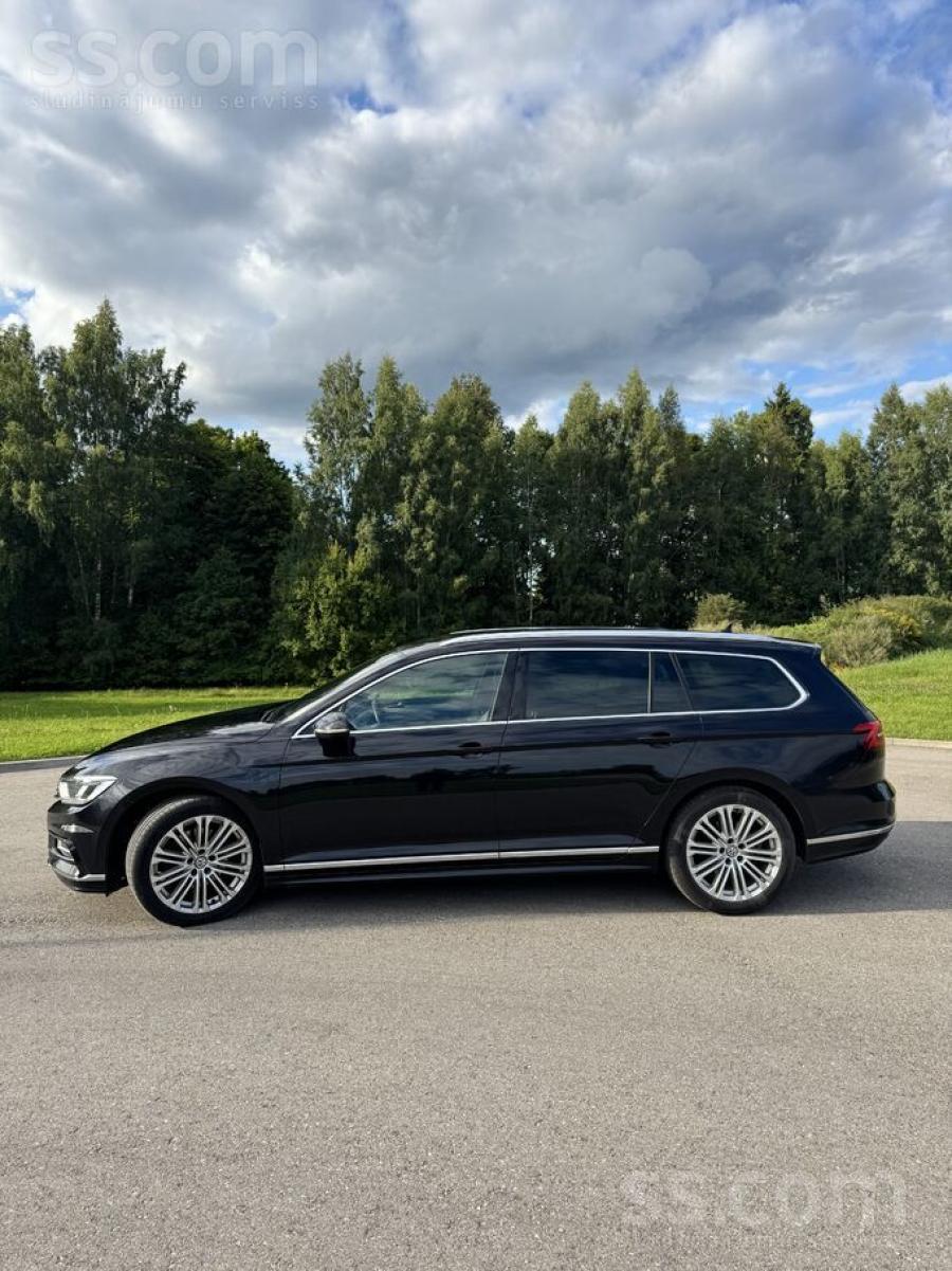 Black Volkswagen Passat B8 2018 in Cesis, with an engine capacity of 1.60 L and mileage of 221 thousand km for 12850 €, photo 4 on AUTOMOTO.COM.LV