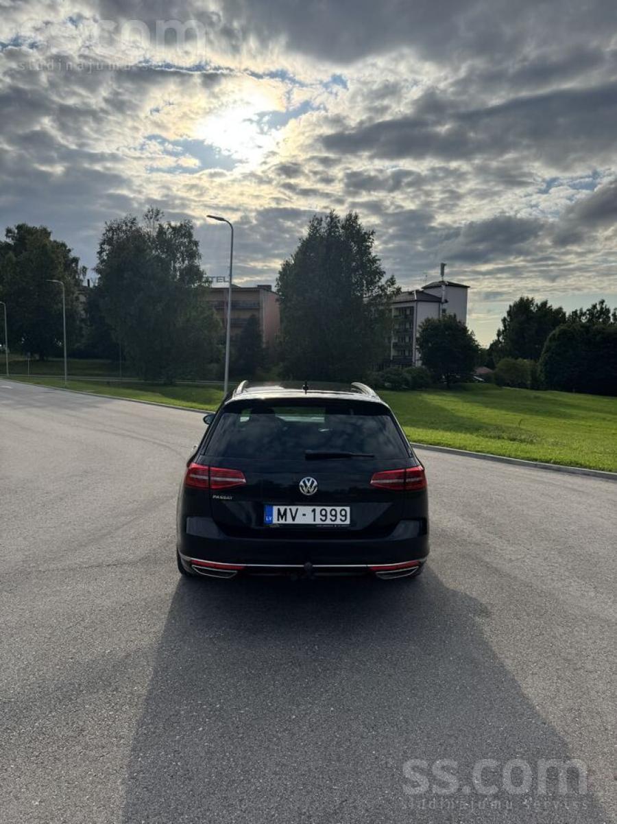 Black Volkswagen Passat B8 2018 in Cesis, with an engine capacity of 1.60 L and mileage of 221 thousand km for 12850 €, photo 5 on AUTOMOTO.COM.LV