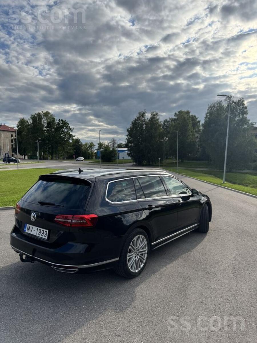 Black Volkswagen Passat B8 2018 in Cesis, with an engine capacity of 1.60 L and mileage of 221 thousand km for 12850 €, photo 6 on AUTOMOTO.COM.LV