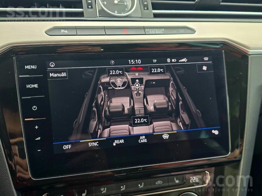 Melns Volkswagen Passat B8 2018 Rīga, ar dzinēja tilpumu 2.00 L un nobraukumu 192 tūkst. km par 15400 €, foto 13 vietnē AUTOMOTO.COM.LV