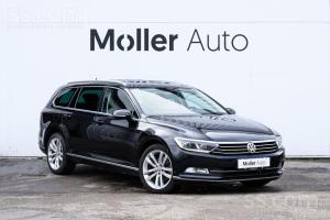 Black Volkswagen Passat B8 2018 in Riga, with an engine capacity of 2.00 L and mileage of 180 thousand km for 13800 €, photo 3 on AUTOMOTO.COM.LV
