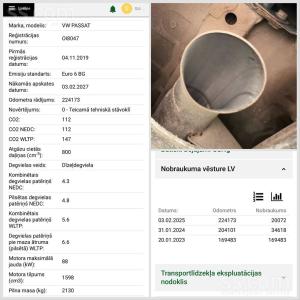 Черный Фольксваген Пассат Б8 2019 в Юрмала, объемом двигателя 1.60 л и пробегом 249 тыс. км за 9995 €, фото 33 на AUTOMOTO.COM.LV