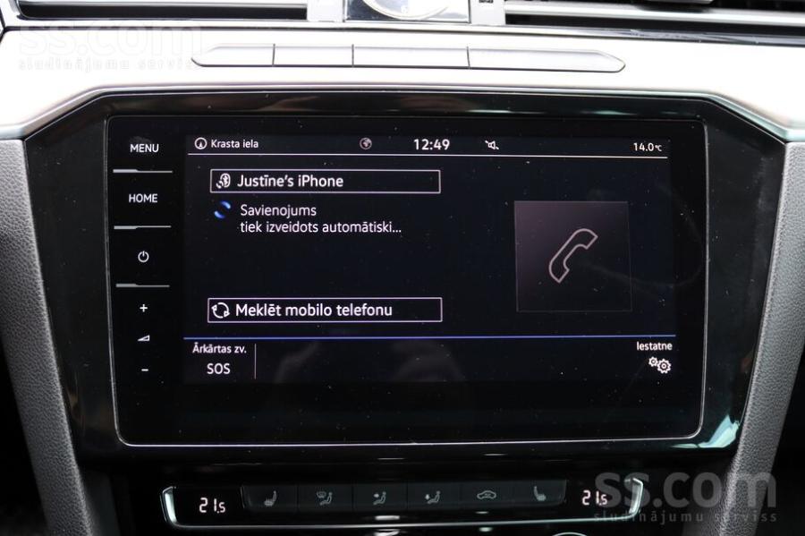 Melns Volkswagen Passat B8 2019 Rīga, ar dzinēja tilpumu 2.00 L un nobraukumu 224 tūkst. km par 13490 €, foto 15 vietnē AUTOMOTO.COM.LV