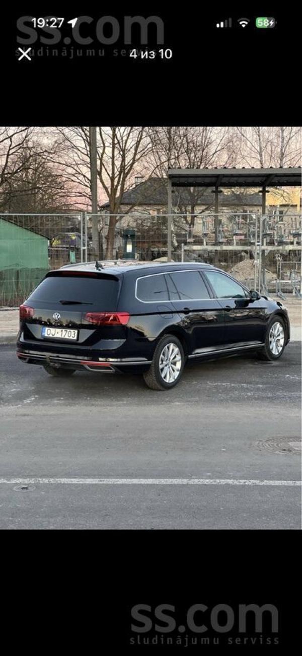 Black Volkswagen Passat B8 2020 in Riga, with an engine capacity of 2.00 L and mileage of 272 thousand km for 15200 €, photo 2 on AUTOMOTO.COM.LV