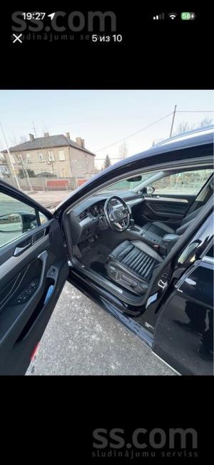 Black Volkswagen Passat B8 2020 in Riga, with an engine capacity of 2.00 L and mileage of 273 thousand km for 14900 €, photo 8 on AUTOMOTO.COM.LV
