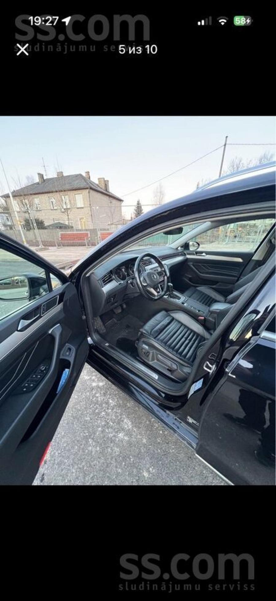 Black Volkswagen Passat B8 2020 in Riga, with an engine capacity of 2.00 L and mileage of 273 thousand km for 14900 €, photo 8 on AUTOMOTO.COM.LV