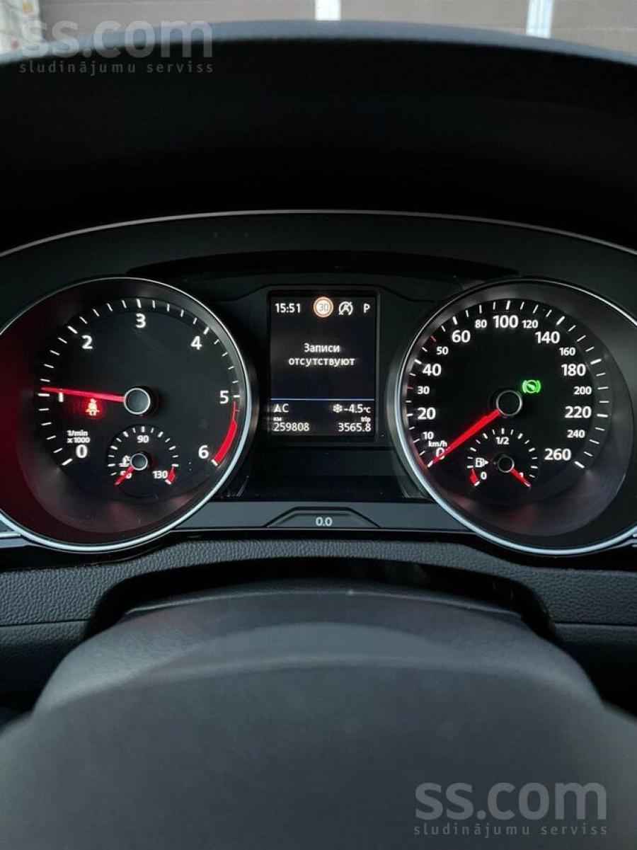 Black Volkswagen Passat B8 2020 in Riga, with an engine capacity of 2.00 L and mileage of 273 thousand km for 14900 €, photo 15 on AUTOMOTO.COM.LV