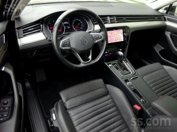 Black Volkswagen Passat B8 2021 in Riga, with an engine capacity of 2.00 L and mileage of 180 thousand km for 18900 €, photo 6 on AUTOMOTO.COM.LV