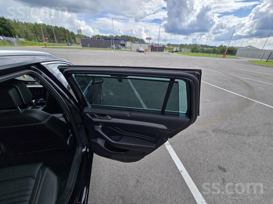 Black Volkswagen Passat B8 2021 in Riga, with an engine capacity of 1.40 L and mileage of 189 thousand km for 21500 €, photo 16 on AUTOMOTO.COM.LV