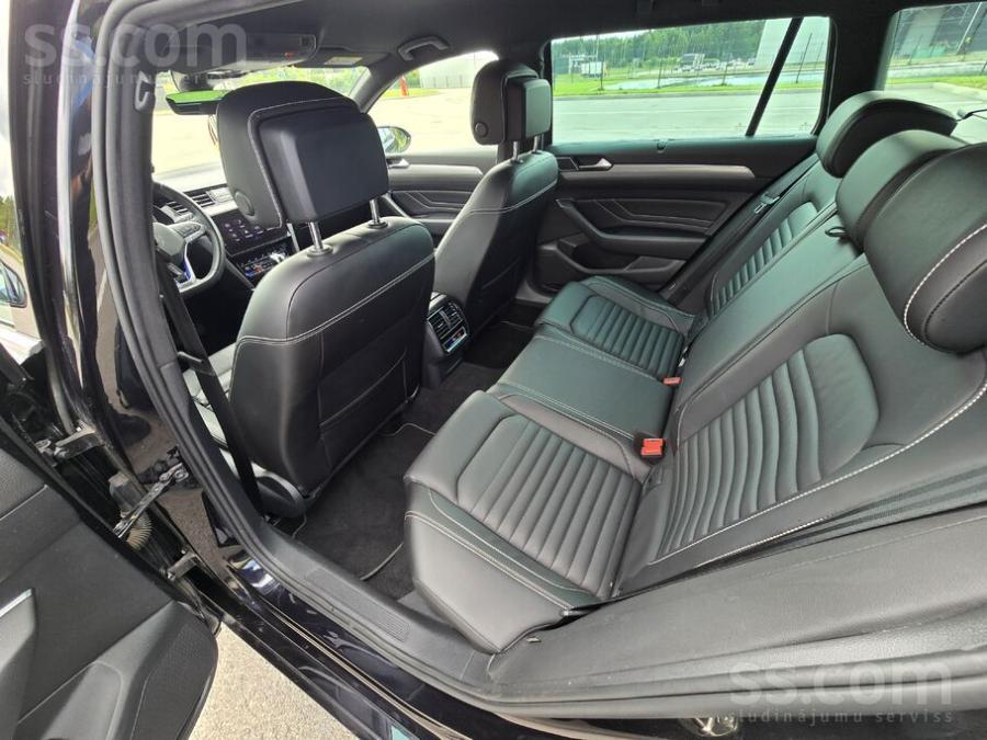 Black Volkswagen Passat B8 2021 in Riga, with an engine capacity of 1.40 L and mileage of 189 thousand km for 21500 €, photo 15 on AUTOMOTO.COM.LV