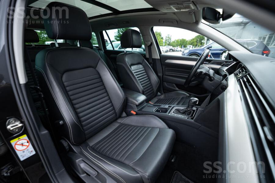 Black Volkswagen Passat B8 2022 in Ventspils, with an engine capacity of 2.00 L and mileage of 178 thousand km for 22300 €, photo 26 on AUTOMOTO.COM.LV