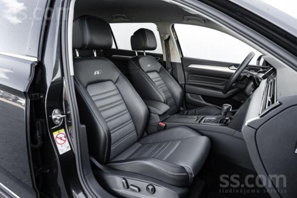 Black Volkswagen Passat B8 2022 in Riga, with an engine capacity of 2.00 L and mileage of 143 thousand km for 24500 €, photo 9 on AUTOMOTO.COM.LV