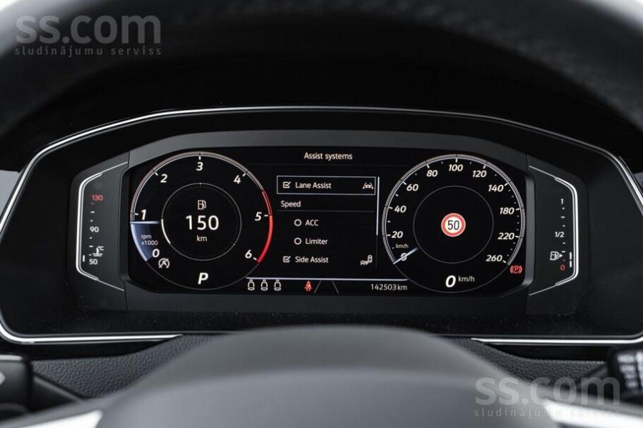 Black Volkswagen Passat B8 2022 in Riga, with an engine capacity of 2.00 L and mileage of 143 thousand km for 24500 €, photo 20 on AUTOMOTO.COM.LV