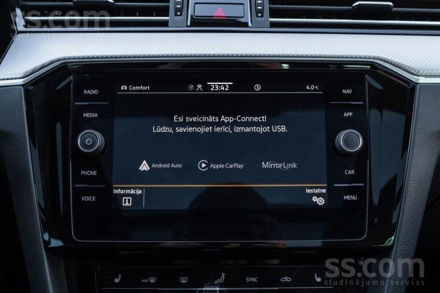 Melns Volkswagen Passat B8 2022 Rīga, ar dzinēja tilpumu 2.00 L un nobraukumu 142 tūkst. km par 23950 €, foto 16 vietnē AUTOMOTO.COM.LV