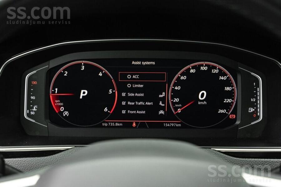 Black Volkswagen Passat B8 2022 in Riga, with an engine capacity of 2.00 L and mileage of 155 thousand km for 22900 €, photo 21 on AUTOMOTO.COM.LV