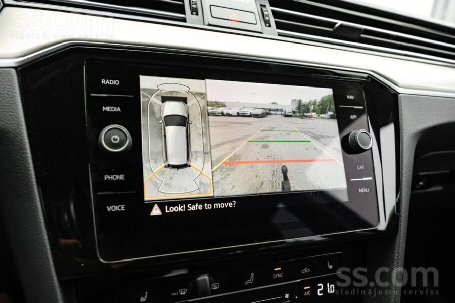 Black Volkswagen Passat B8 2022 in Riga, with an engine capacity of 2.00 L and mileage of 155 thousand km for 22900 €, photo 27 on AUTOMOTO.COM.LV