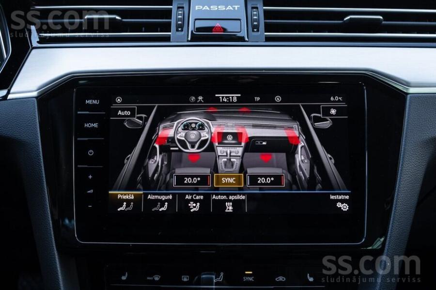 Melns Volkswagen Passat B8 2022 Rīga, ar dzinēja tilpumu 2.00 L un nobraukumu 151 tūkst. km par 21950 €, foto 16 vietnē AUTOMOTO.COM.LV