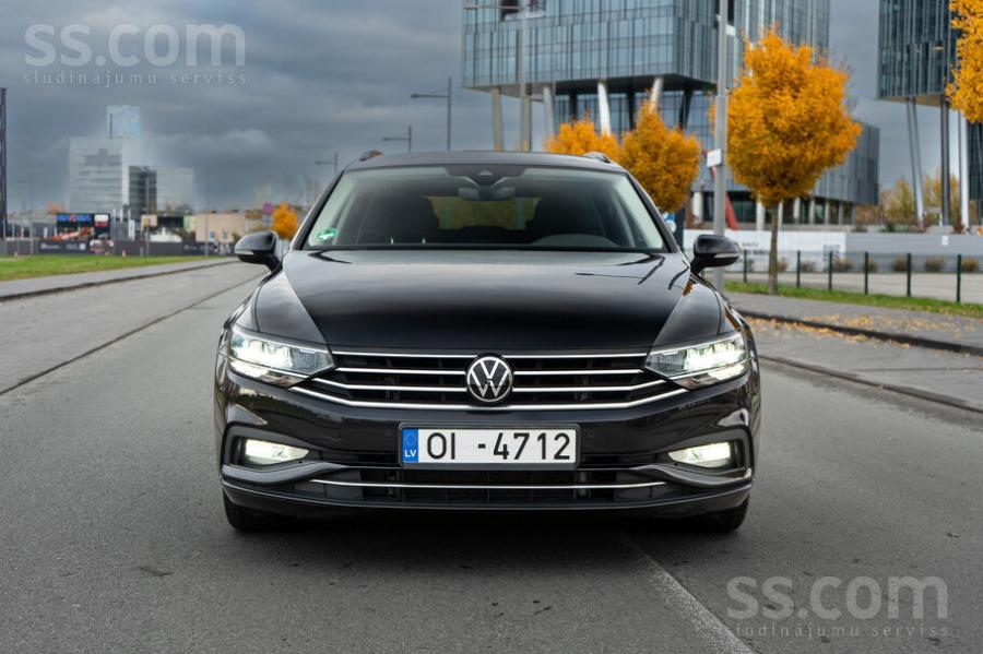 Black Volkswagen Passat B8 2023 in Riga, with an engine capacity of 1.50 L and mileage of 94 thousand km for 20490 €, photo 5 on AUTOMOTO.COM.LV
