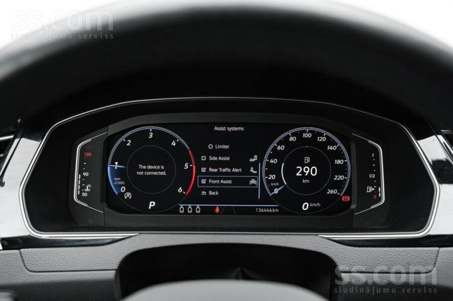 Melns Volkswagen Passat B8 2023 Rīga, ar dzinēja tilpumu 2.00 L un nobraukumu 136 tūkst. km par 23750 €, foto 22 vietnē AUTOMOTO.COM.LV