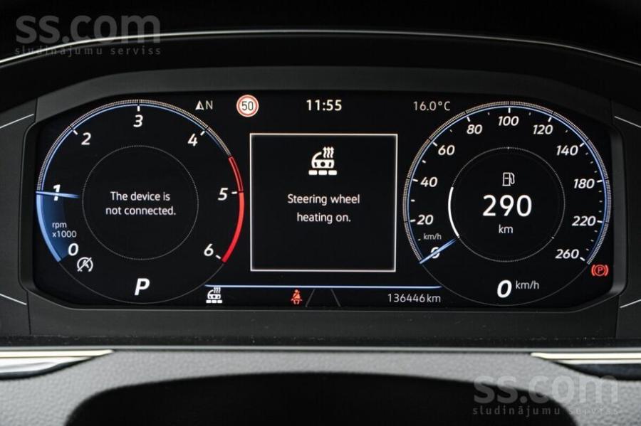 Melns Volkswagen Passat B8 2023 Rīga, ar dzinēja tilpumu 2.00 L un nobraukumu 136 tūkst. km par 23750 €, foto 23 vietnē AUTOMOTO.COM.LV
