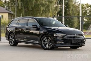 Black Volkswagen Passat B8 2023 in Riga, with an engine capacity of 2.00 L and mileage of 190 thousand km for 19900 €, photo 4 on AUTOMOTO.COM.LV