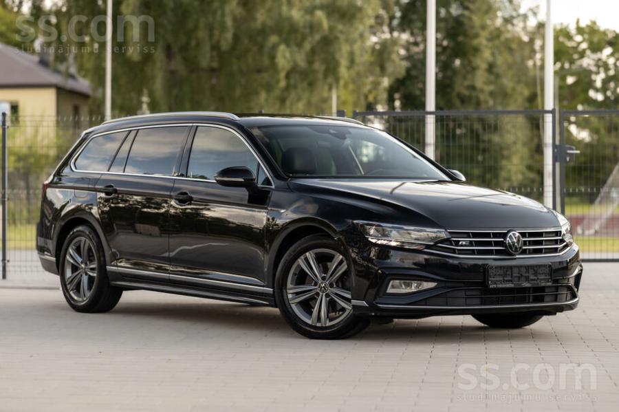 Black Volkswagen Passat B8 2023 in Riga, with an engine capacity of 2.00 L and mileage of 190 thousand km for 19900 €, photo 4 on AUTOMOTO.COM.LV