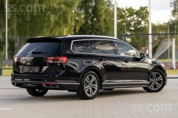 Black Volkswagen Passat B8 2023 in Riga, with an engine capacity of 2.00 L and mileage of 190 thousand km for 19900 €, photo 6 on AUTOMOTO.COM.LV