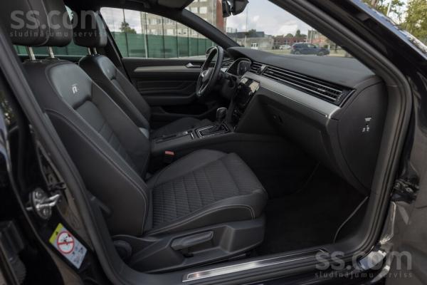 Black Volkswagen Passat B8 2023 in Riga, with an engine capacity of 2.00 L and mileage of 190 thousand km for 19900 €, photo 7 on AUTOMOTO.COM.LV
