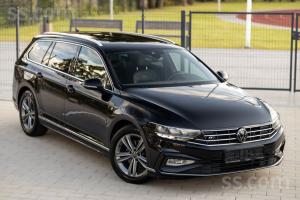 Black Volkswagen Passat B8 2023 in Riga, with an engine capacity of 2.00 L and mileage of 190 thousand km for 19900 €, photo 10 on AUTOMOTO.COM.LV