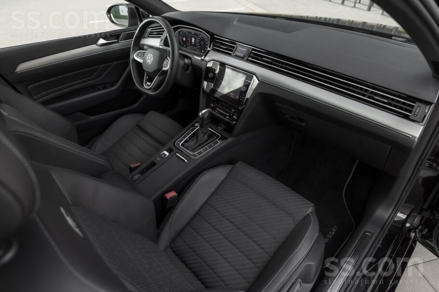 Black Volkswagen Passat B8 2023 in Riga, with an engine capacity of 2.00 L and mileage of 190 thousand km for 19900 €, photo 13 on AUTOMOTO.COM.LV