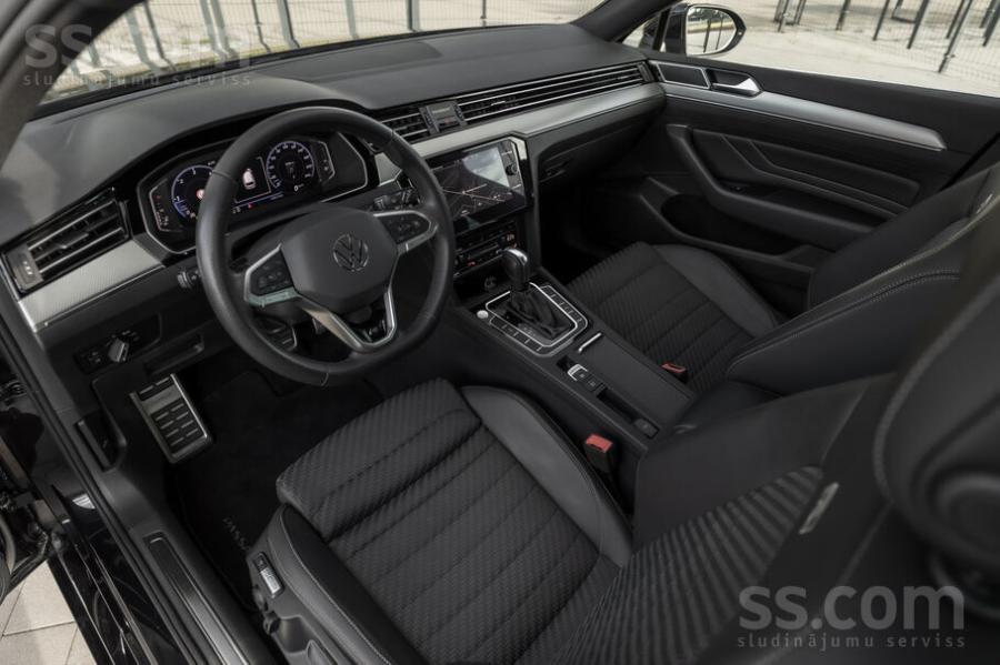 Black Volkswagen Passat B8 2023 in Riga, with an engine capacity of 2.00 L and mileage of 190 thousand km for 19900 €, photo 24 on AUTOMOTO.COM.LV