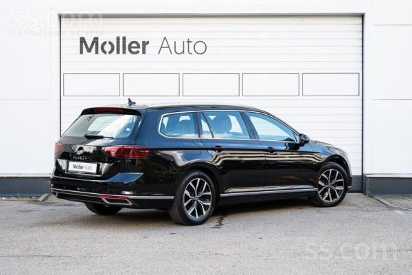 Black Volkswagen Passat B8 2023 in Riga, with an engine capacity of 2.00 L and mileage of 118 thousand km for 22950 €, photo 5 on AUTOMOTO.COM.LV