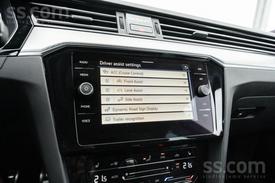 Melns Volkswagen Passat B8 2023 Rīga, ar dzinēja tilpumu 2.00 L un nobraukumu 148 tūkst. km par 24950 €, foto 30 vietnē AUTOMOTO.COM.LV