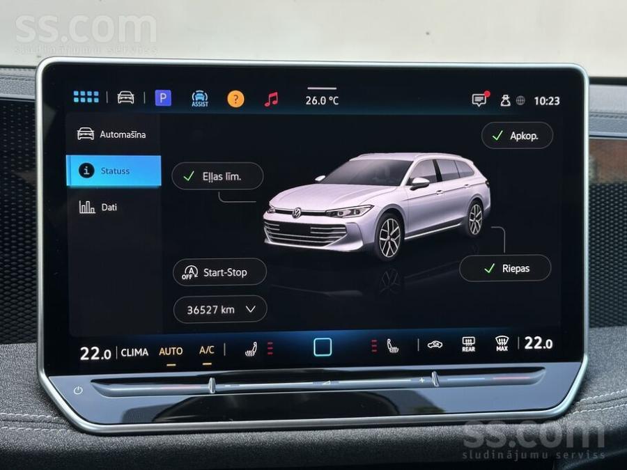 Melns Volkswagen Passat B8 2024 Rīga, ar dzinēja tilpumu 1.50 L un nobraukumu 37 tūkst. km par 26950 €, foto 13 vietnē AUTOMOTO.COM.LV