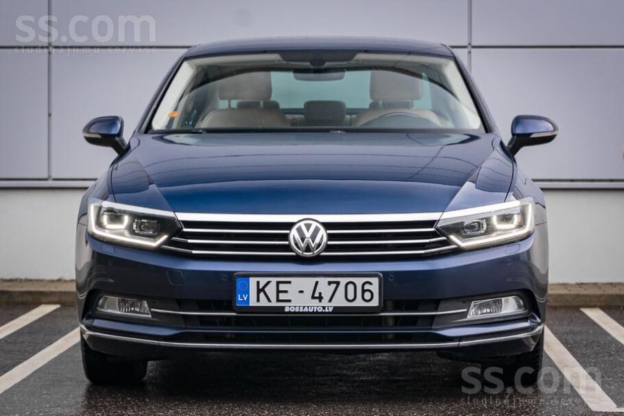 Blue Volkswagen Passat B8 2015 in Riga, with an engine capacity of 1.80 L and mileage of 162 thousand km for 9500 €, photo 3 on AUTOMOTO.COM.LV