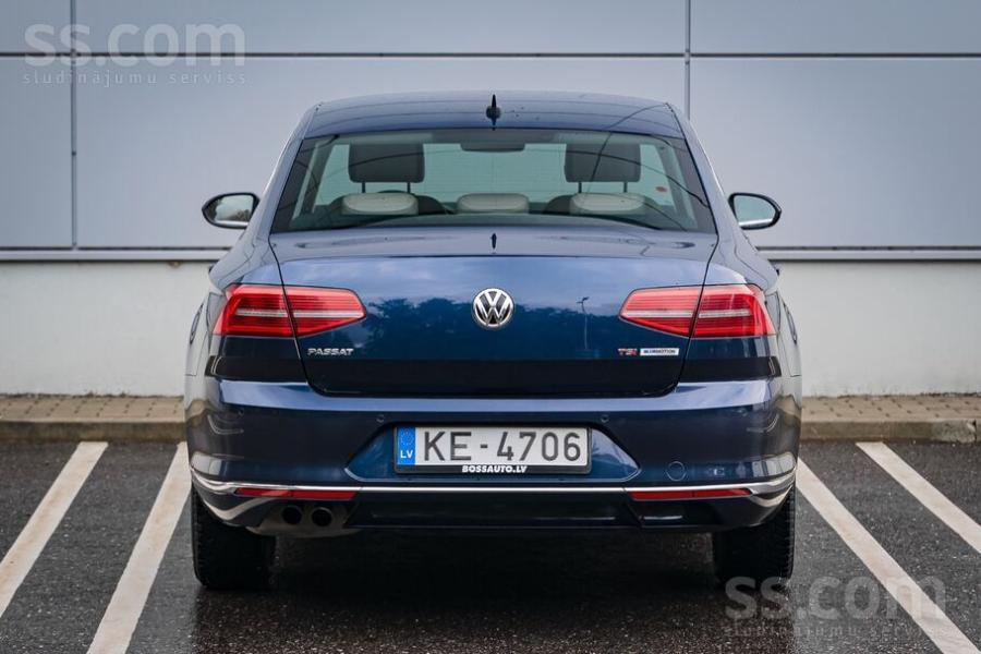 Blue Volkswagen Passat B8 2015 in Riga, with an engine capacity of 1.80 L and mileage of 162 thousand km for 9500 €, photo 6 on AUTOMOTO.COM.LV