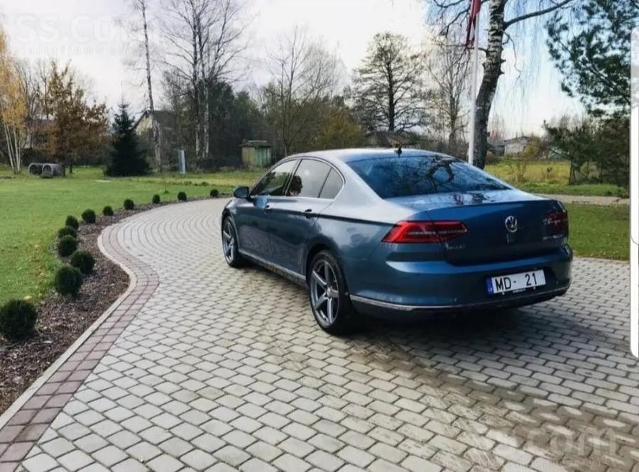 Zils Volkswagen Passat B8 2015 Rīga, ar dzinēja tilpumu 2.00 L un nobraukumu 206 tūkst. km par 10990 €, foto 4 vietnē AUTOMOTO.COM.LV