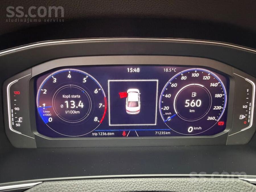 Blue Volkswagen Passat B8 2022 in Riga, with an engine capacity of 1.50 L and mileage of 71 thousand km for 18900 €, photo 21 on AUTOMOTO.COM.LV