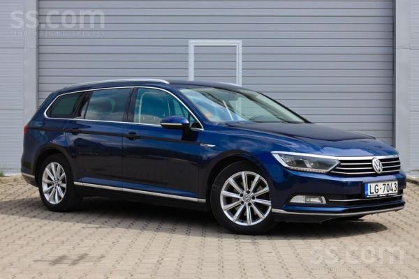 Blue Volkswagen Passat B8 2015 in Riga, with an engine capacity of 2.00 L and mileage of 0 thousand km for 10495 €, photo 5 on AUTOMOTO.COM.LV