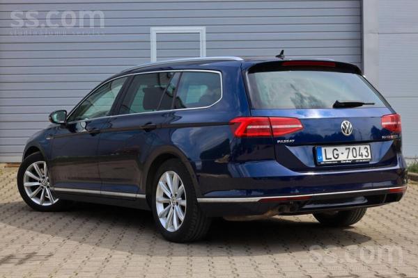 Blue Volkswagen Passat B8 2015 in Riga, with an engine capacity of 2.00 L and mileage of 0 thousand km for 10495 €, photo 6 on AUTOMOTO.COM.LV