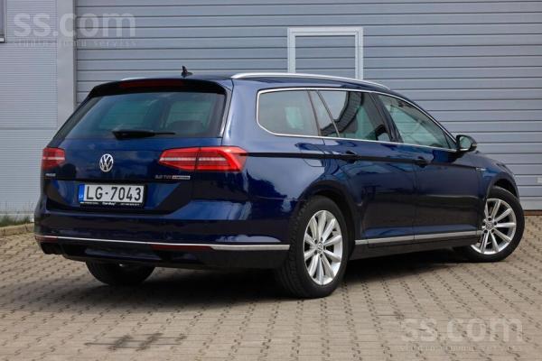 Blue Volkswagen Passat B8 2015 in Riga, with an engine capacity of 2.00 L and mileage of 0 thousand km for 10495 €, photo 9 on AUTOMOTO.COM.LV