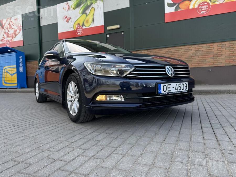 Blue Volkswagen Passat B8 2015 in Cesis, with an engine capacity of 2.00 L and mileage of 0 thousand km for 8500 €, photo 1 on AUTOMOTO.COM.LV