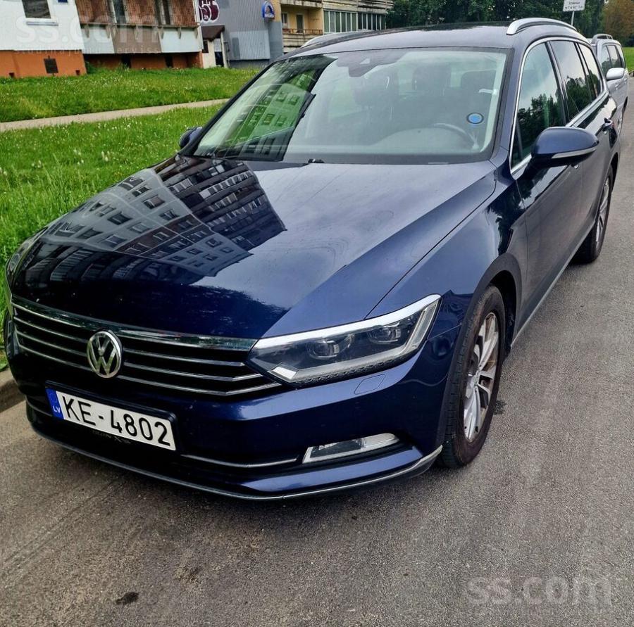 Zils Volkswagen Passat B8 2015 Madona, ar dzinēja tilpumu 2.00 L un nobraukumu 309 tūkst. km par 11000 €, foto 4 vietnē AUTOMOTO.COM.LV