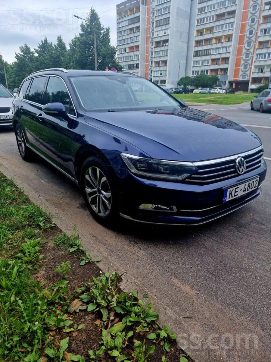 Zils Volkswagen Passat B8 2015 Madona, ar dzinēja tilpumu 2.00 L un nobraukumu 309 tūkst. km par 11000 €, foto 8 vietnē AUTOMOTO.COM.LV
