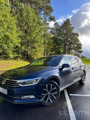 Zils Volkswagen Passat B8 2015 Rīga, ar dzinēja tilpumu 2.00 L un nobraukumu 344 tūkst. km par 11250 €, foto  vietnē AUTOMOTO.COM.LV