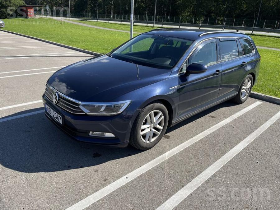 Blue Volkswagen Passat B8 2016 in Riga, with an engine capacity of 1.60 L and mileage of 286 thousand km for 7100 €, photo 1 on AUTOMOTO.COM.LV