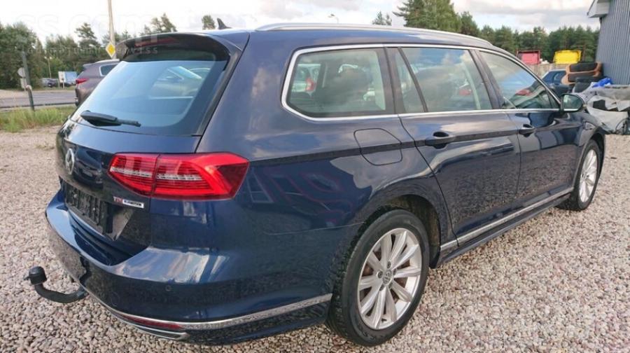 Blue Volkswagen Passat B8 2016 in Riga, with an engine capacity of 1.60 L and mileage of 258 thousand km for 12800 €, photo 6 on AUTOMOTO.COM.LV