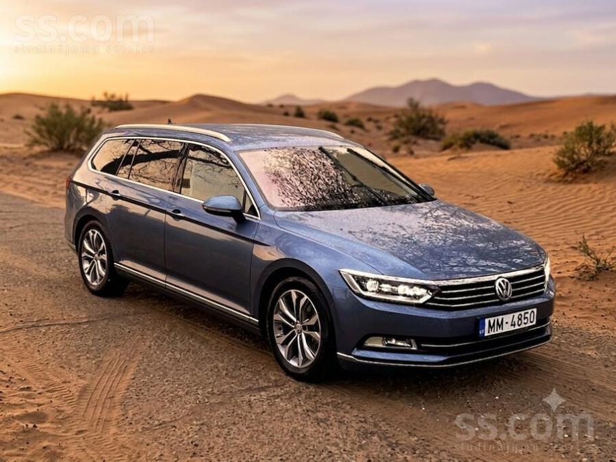 Zils Volkswagen Passat B8 2016 Bauska, ar dzinēja tilpumu 1.40 L un nobraukumu 232 tūkst. km par 12000 €, foto 1 vietnē AUTOMOTO.COM.LV