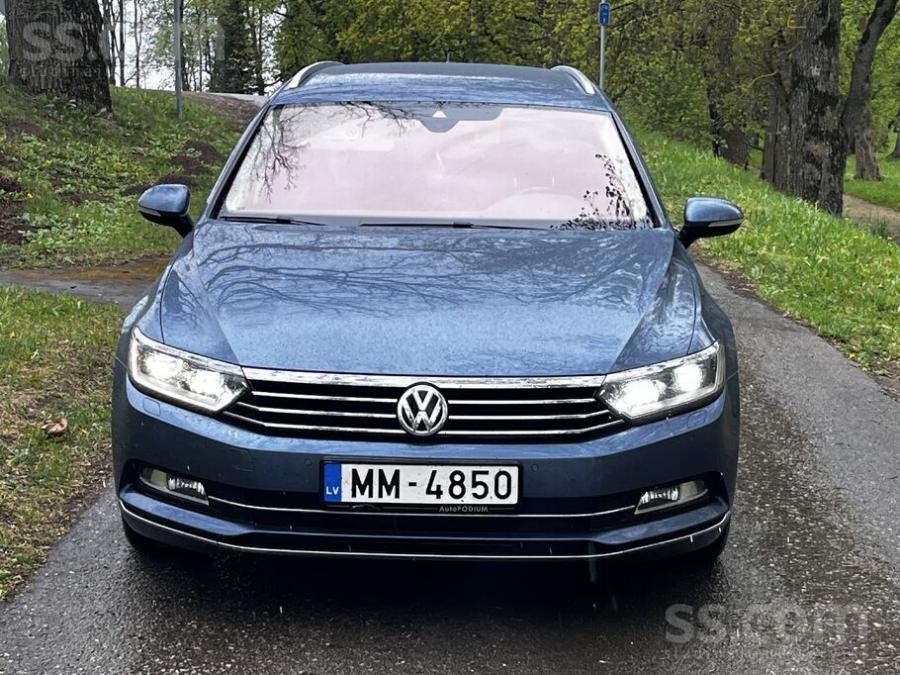 Zils Volkswagen Passat B8 2016 Bauska, ar dzinēja tilpumu 1.40 L un nobraukumu 232 tūkst. km par 12000 €, foto 4 vietnē AUTOMOTO.COM.LV